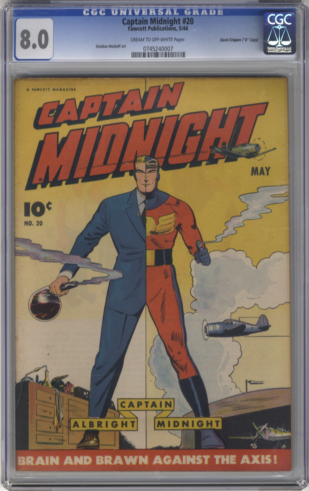 CAPTAIN MIDNIGHT 020 - CGC 8.0 – Incognito Comics UK