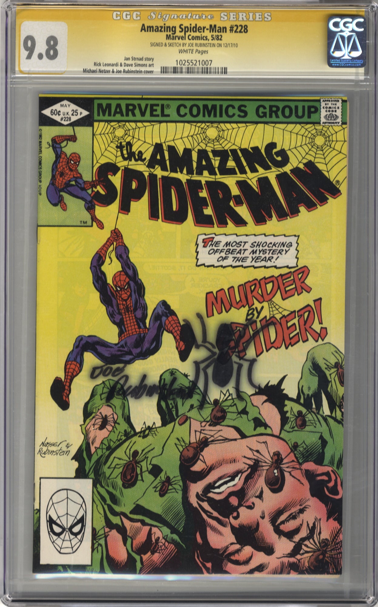 AMAZING SPIDER-MAN 228 - CGC 9.8 Signature Series – Incognito Comics UK